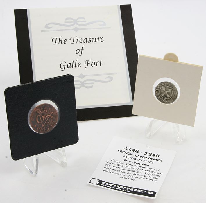 1157-1276 France Valence, Bishops of Valence Silver Denier & 1745 Dutch ...