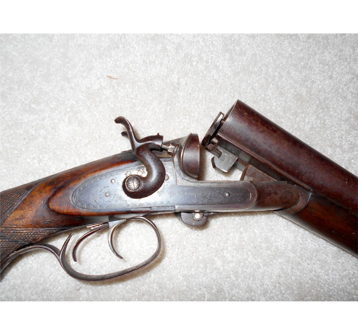 Double Barrel Black powder shotgun