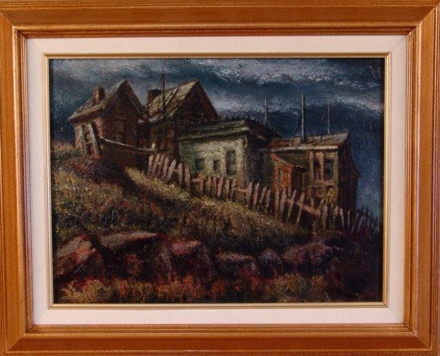 Robert Emerson Huck (1923-1961), Oil on Board,