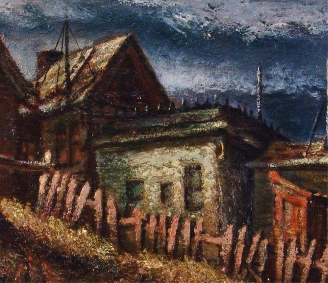 Robert Emerson Huck (1923-1961), Oil on Board,