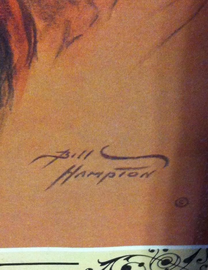 "Indian" by artist Bill Hampton