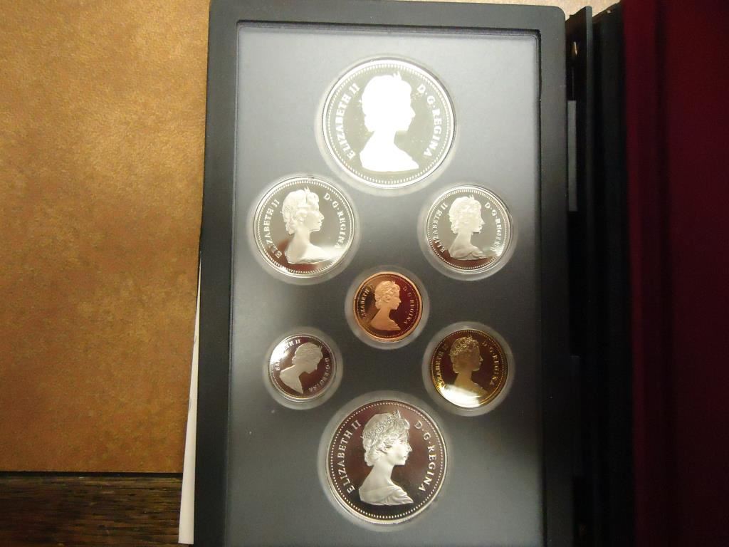 1982 CANADA DOUBLE DOLLAR PROOF SET REGINA ORIGINAL ROYAL CANADIAN MINT ...