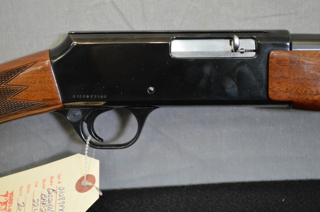 Browning Mod BAR - 22 .22 LR cal tube fed semi auto Rifle w/ 20" bbl ...