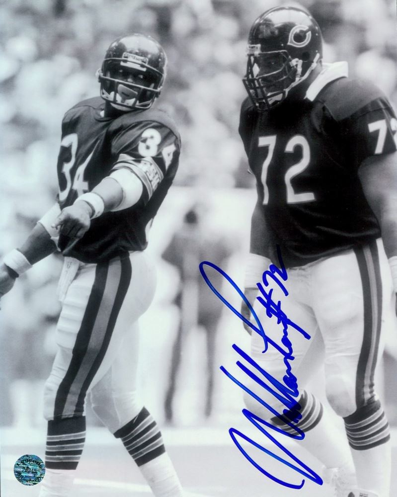 William "The Refrigerator" Perry Signed Bears 8x10 Photo with Walter ...