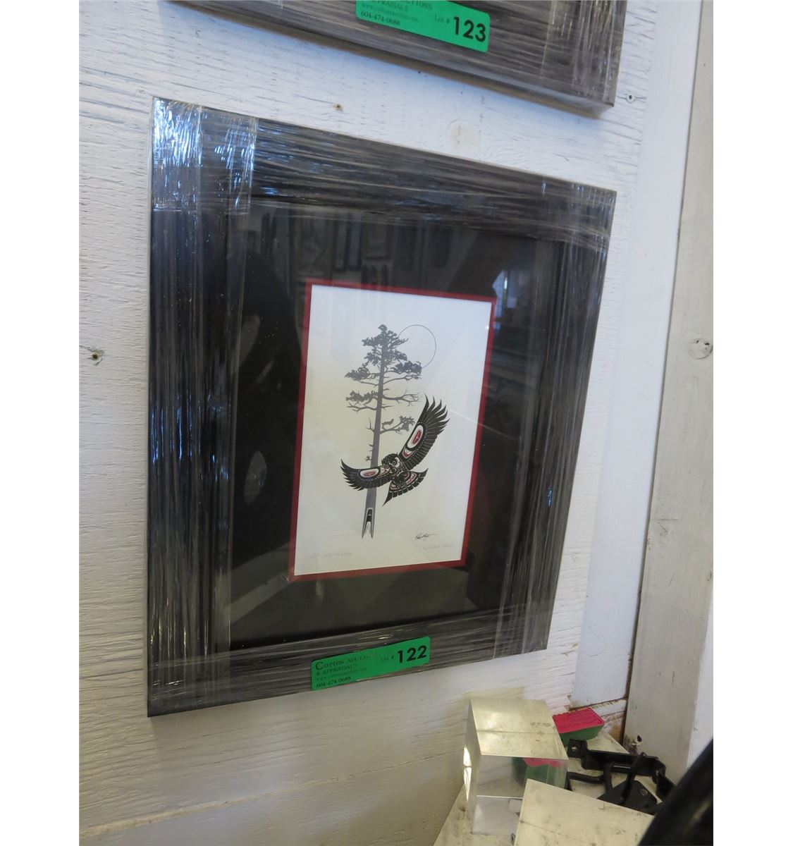 Richard Shorty framed print "Owl Night Hunter"