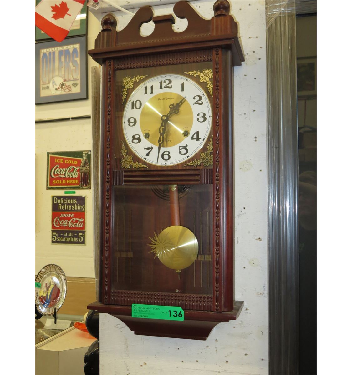 Daniel Dakota 31 Day wall clock