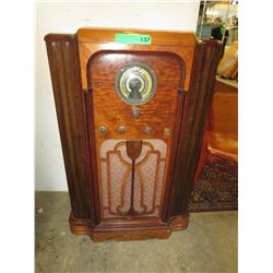 Vintage Marconi floor standing radio