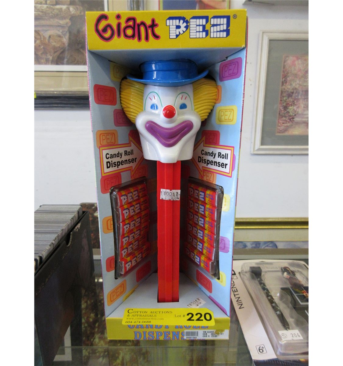 New Giant Pez dispenser with Pez
