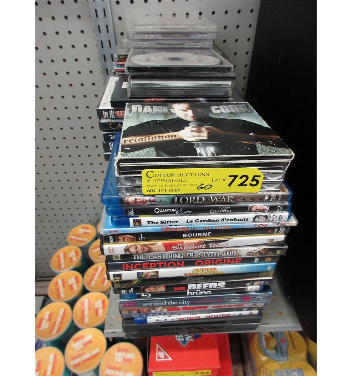 60 Used movie DVDs