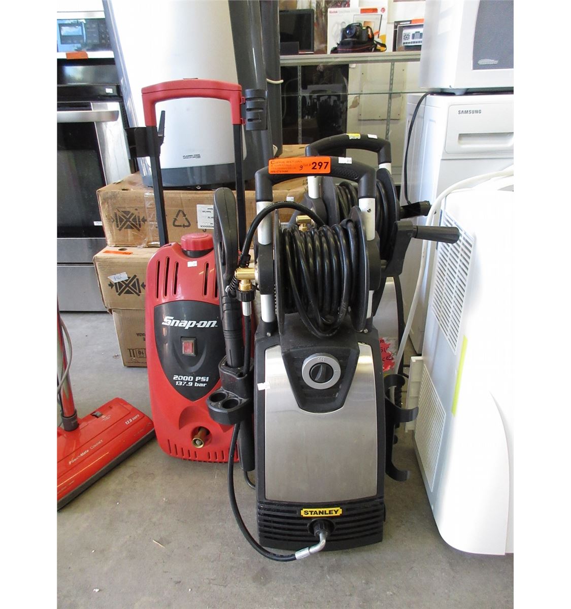 3 Used pressure washers