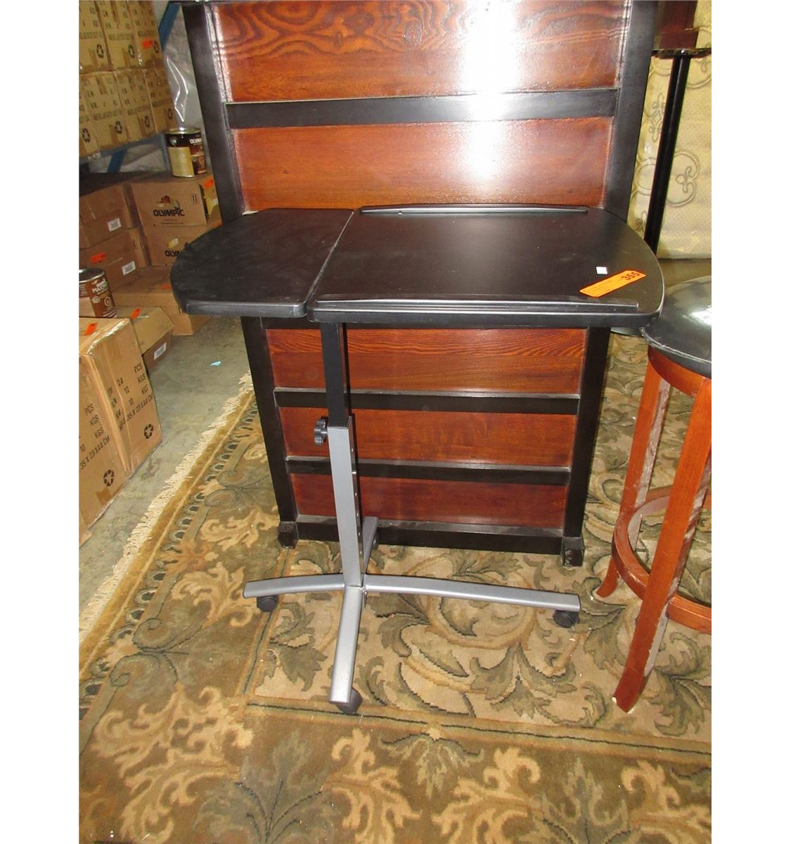 Used rolling adjustable table