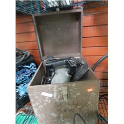 SKILL SAW WITH WOOD STORAGE BOX