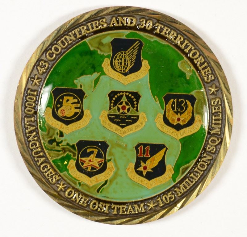 RARE U.S. AIR FORCE OFFICE OF SPECIAL INVESTIGATION (AFOSI) REGION 6