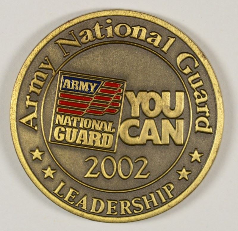 US ARMY NATIONAL GUARD MILITARY CHALLENGE COIN.
