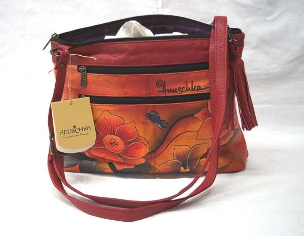 Anuschka Hand Painted Leather Purse