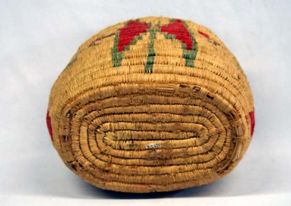 Vintage Southwestern Tri-Colored Basket