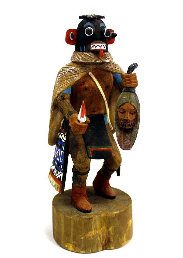 Hopi Hand Carved Priest Killer Ogre Kachina