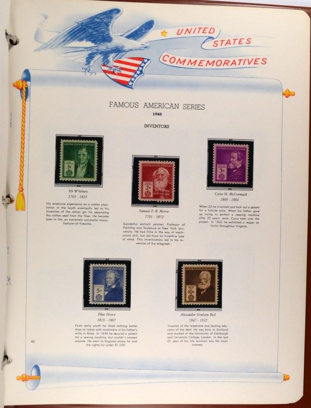 STAMP COLLECTION - THE WHITE ACE HISTORICAL ALBUM for the COMMEMORATIVE ...