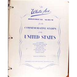 STAMP COLLECTION - THE WHITE ACE HISTORICAL ALBUM for the COMMEMORATIVE ...