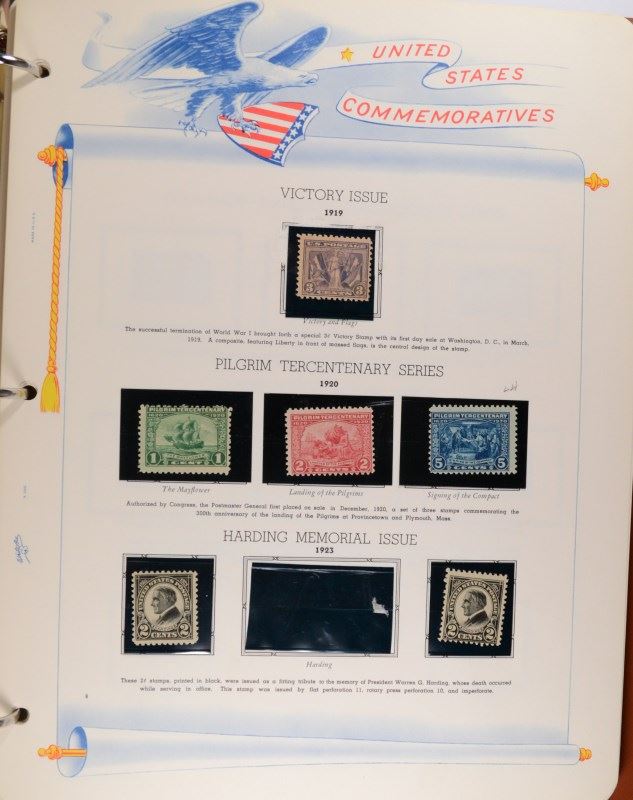 STAMP COLLECTION - THE WHITE ACE HISTORICAL ALBUM for the COMMEMORATIVE ...