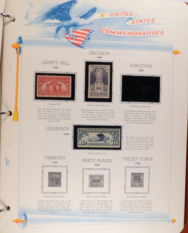 STAMP COLLECTION - THE WHITE ACE HISTORICAL ALBUM for the COMMEMORATIVE ...