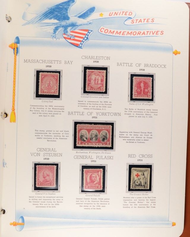 STAMP COLLECTION - THE WHITE ACE HISTORICAL ALBUM for the COMMEMORATIVE ...