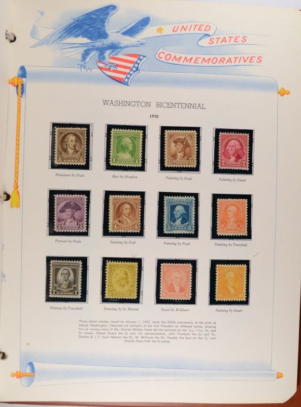 STAMP COLLECTION - THE WHITE ACE HISTORICAL ALBUM for the COMMEMORATIVE ...