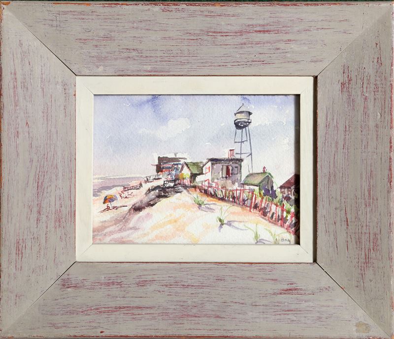 Edith Bry, Fire Island 2, Watercolor Painting