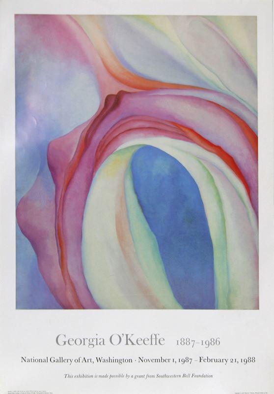 Georgia O'Keeffe, Music Pink and Blue II (National Gallery of Art ...