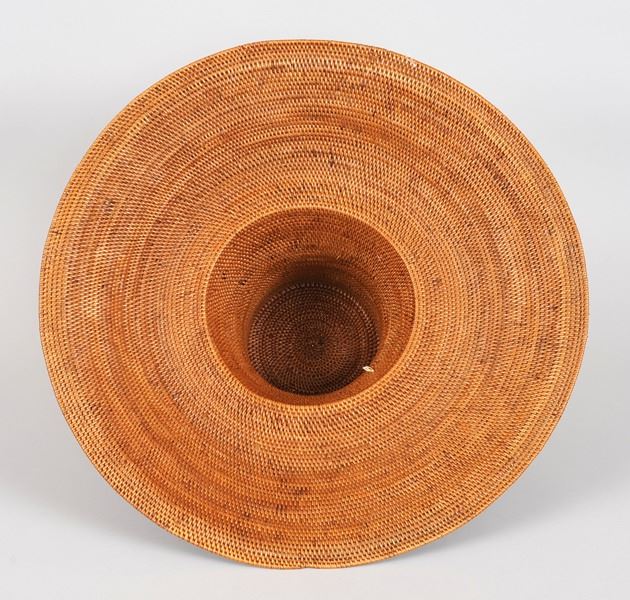 Painted Potlatch Hat Given Out at Frank Baker's Potlatch, Alert Bay, B ...