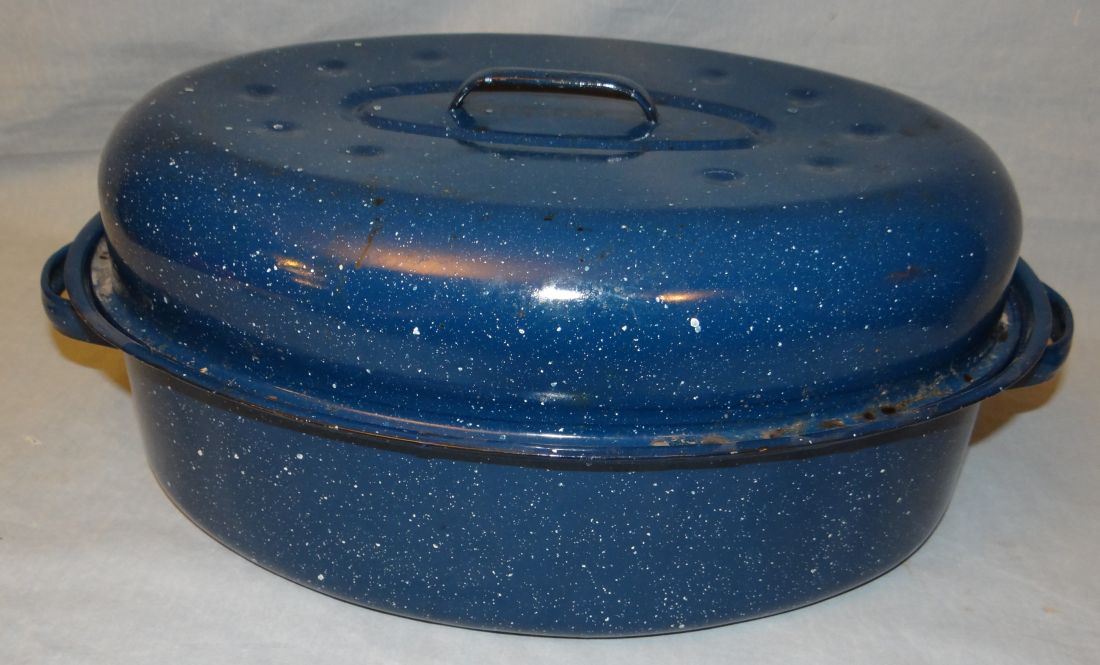 Blue speckled roaster