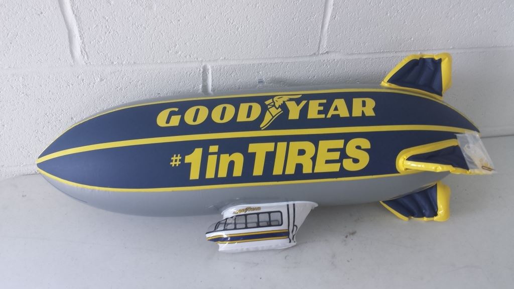 Good Year Tires Mini Blow-Up Blimp