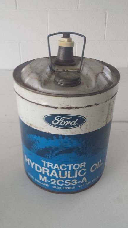 Ford Tractor Hydraulic Oil 5 Gallon Can