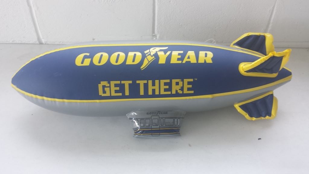 Good Year Mini Blow Up Blimp