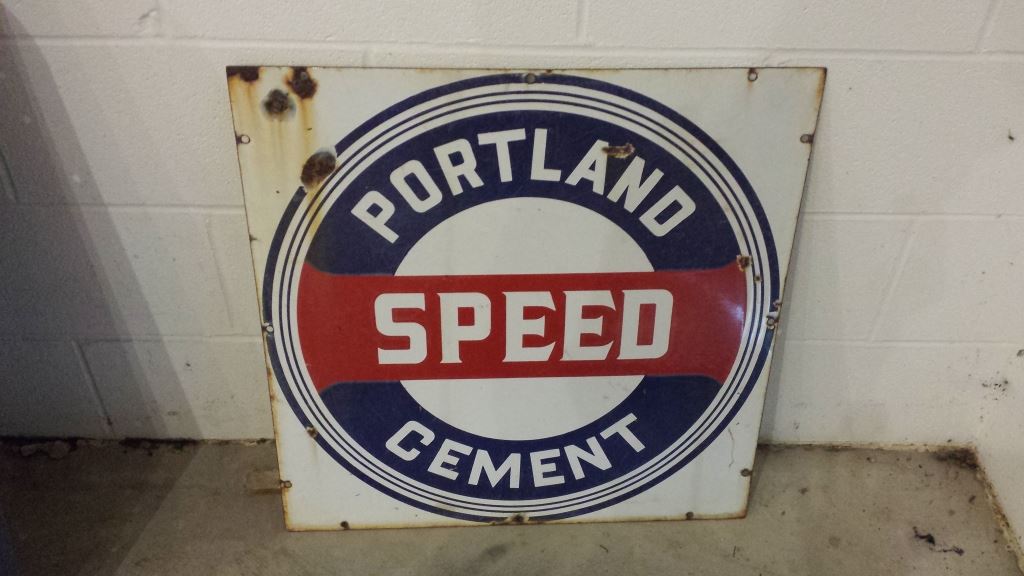 Portland Speed Cement SSP Sign 24x24