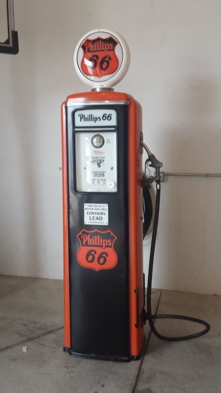 Phillips 66 Gas Pump 22x92 Tokheim Model # 39