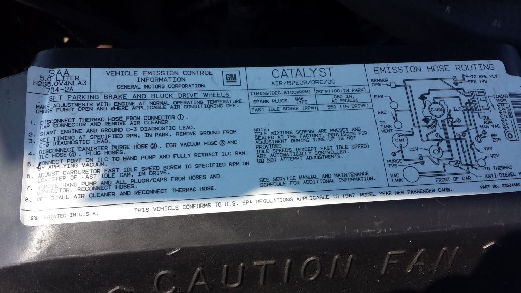 1987 Buick Regal Limited V8 307