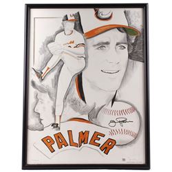 Jim Palmer Signed LE Orioles 19x25 Custom Framed Photo (Autograph ...