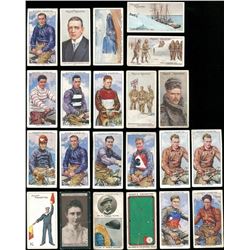 Lot of (22) Vintage Early 1900s Cigarette Cards