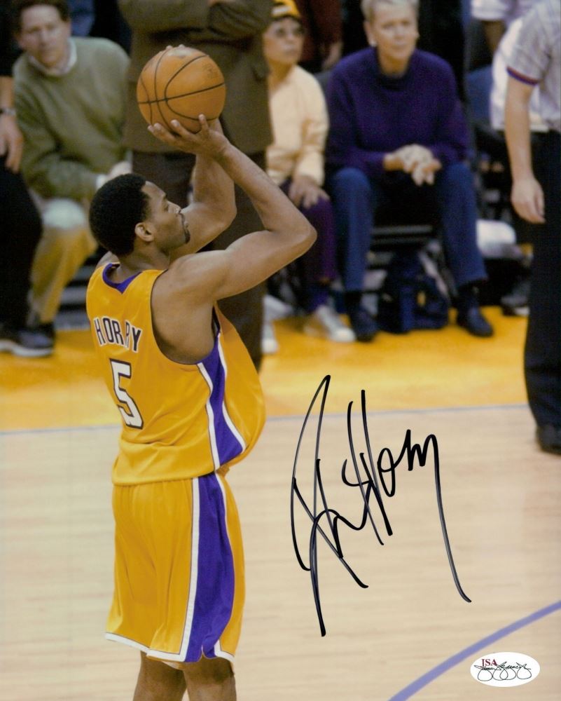 Robert Horry Signed Lakers 8x10 Photo (JSA)
