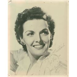 Jane Russell Signed Vintage 8x10 Photo Inscribed "God Bless You" (JSA COA)