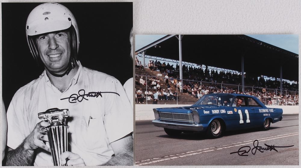 Lot of (2) Ned Jarrett Signed 8x10 Photos (PA LOA)