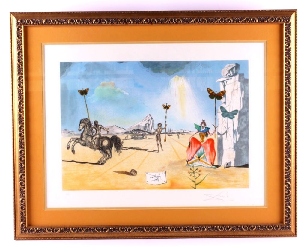 Salvador Dali Signed Print