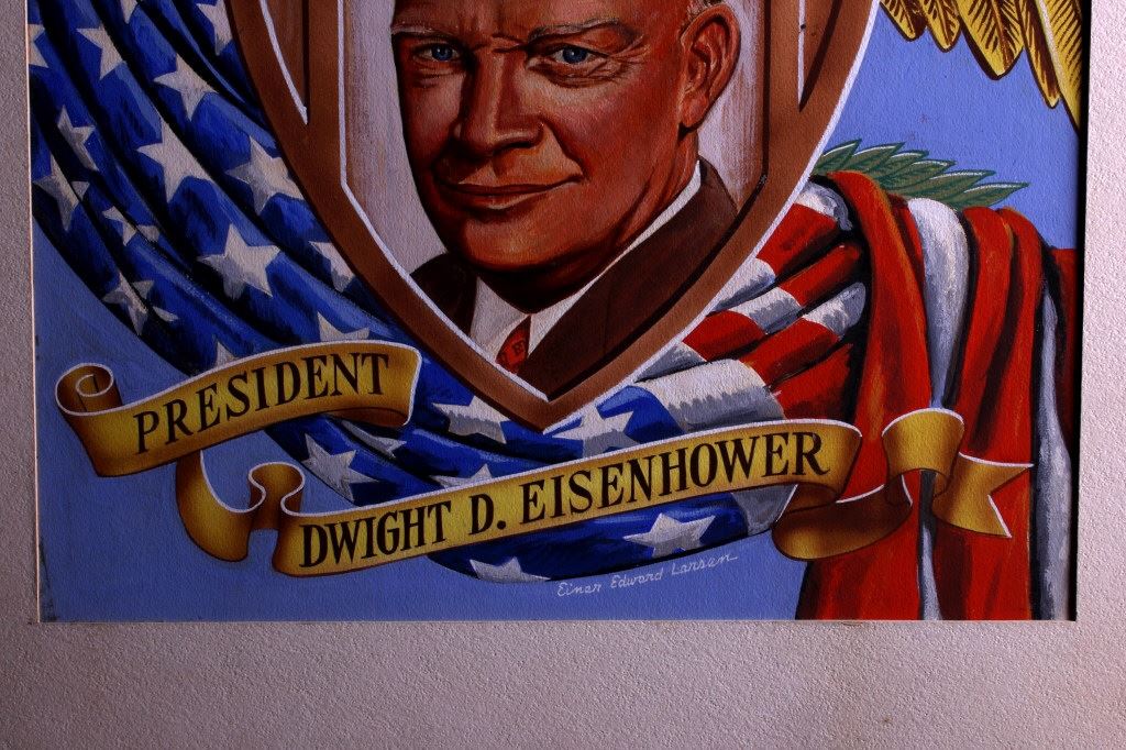 President Dwight Eisenhower Original Painting