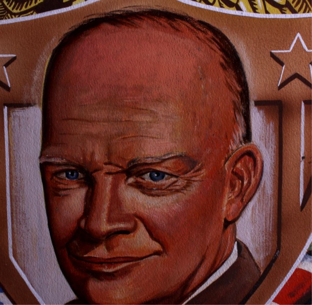 President Dwight Eisenhower Original Painting