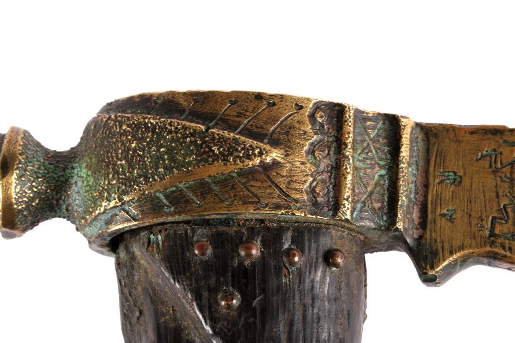 Shawnee Brass Hammer Poll Tomahawk 1800-1850