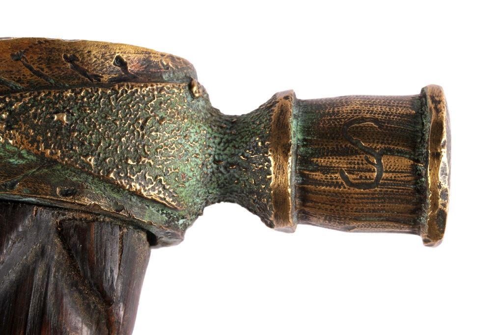 Shawnee Brass Hammer Poll Tomahawk 1800-1850