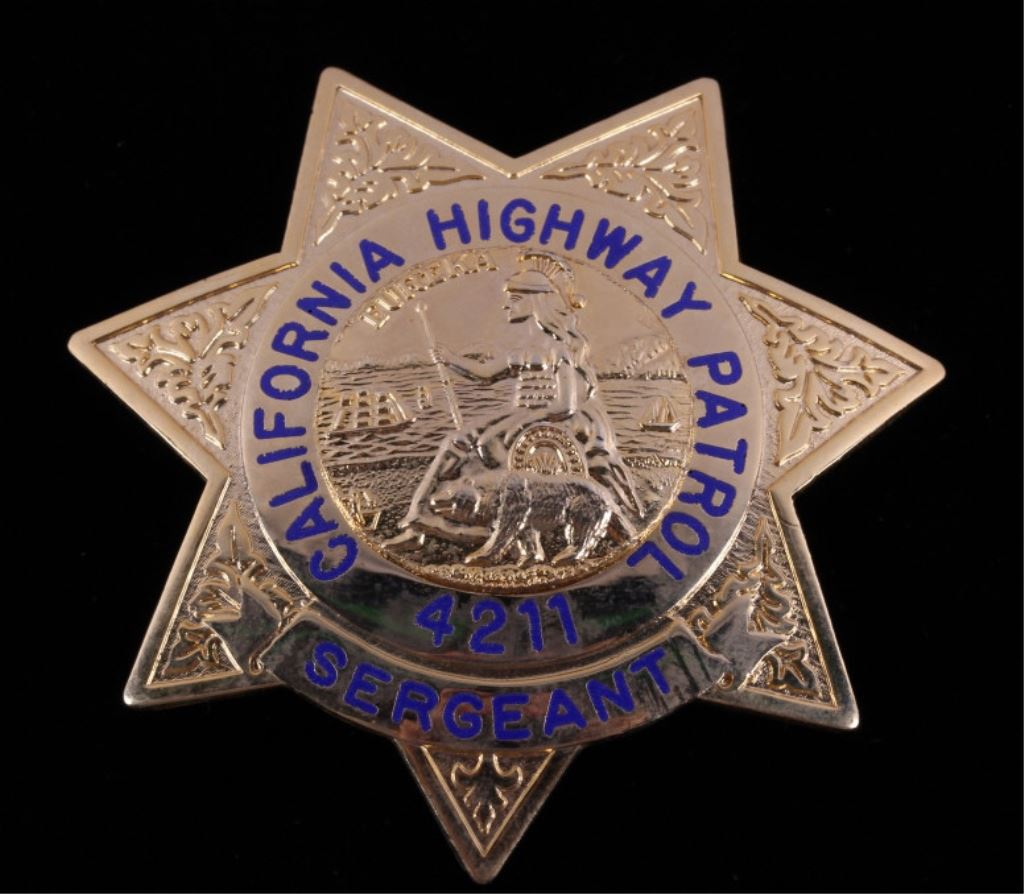 California Highway Patrol Sergeant Badge