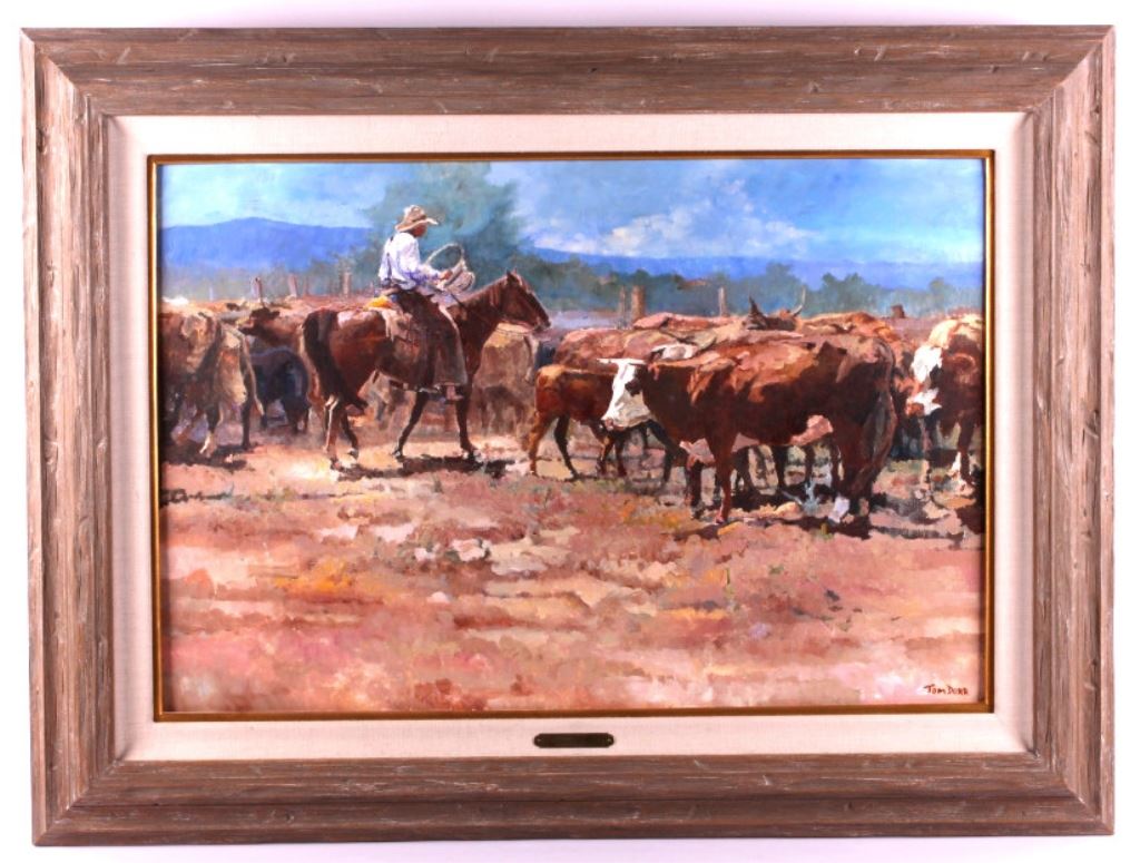 Original Framed Tom Dorr Oil Painting