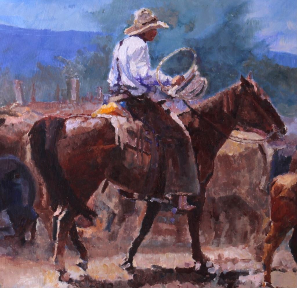 Original Framed Tom Dorr Oil Painting